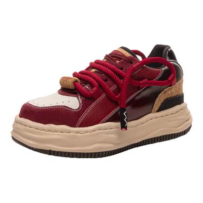 DVO隐形增高厚底休闲面包鞋