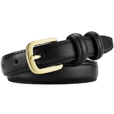BELIEFYAO原创金色扣窄款皮带
