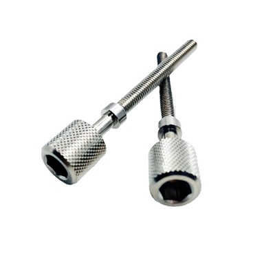 滚花旋钮型调节螺丝螺杆45钢镀镍