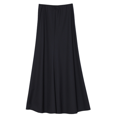 Carolingian極简ROW风！精纺细支羊毛+Viscose气质长半裙大气半裙