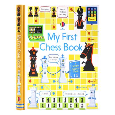 我的第yi本国际象棋书 英文原版 Usborne My First Chess Book  象棋下棋指南初学者入门 尤斯伯恩 Katie Daynes 全彩插图精装