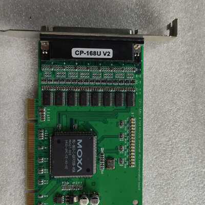 议价台湾MOXA CP-168U V2 8串口RS232 PCI 多串口卡 成色好 测试