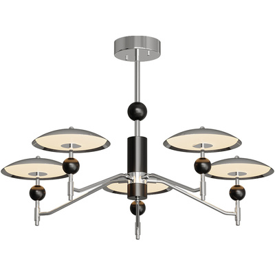 爱多辉客厅飞盘吊灯法式奶油风