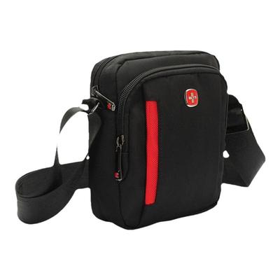 瑞士军刀竖款尼龙休闲街头单肩包