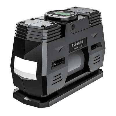 雷傲车载充气泵双缸大功率金属高压汽车用打气泵12V轮胎家用两用