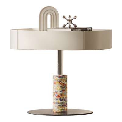 【自营】VRSUK{轻薄系列}意式专利原创床头柜简约高级奶油储物柜