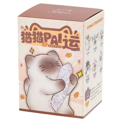 九木杂物社猫猫PAI.运.能量香氛盲盒可爱创意桌面香薰摆件礼物