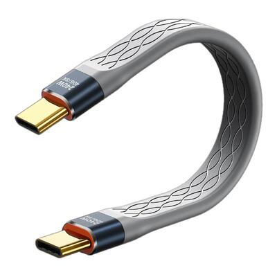 usb4全功能兼容雷电4/40Gbps传输8k60hz视频手机快充240w数据线typec硬盘传输线iPad充电便携软线