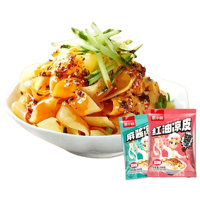 麻酱凉皮免煮即食宿舍方便速食