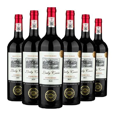 法国进口15度AOP级红酒整箱礼盒