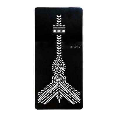 模板印度海娜纹身stencils手部