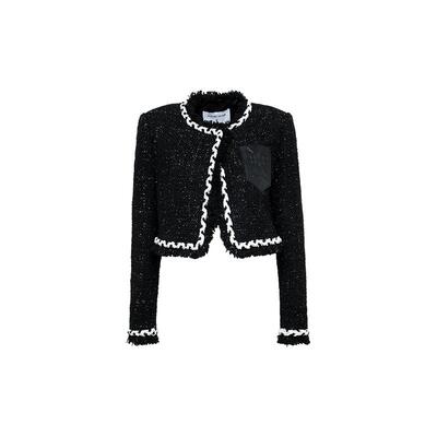 新品骑士盾牌香风小坎肩外套