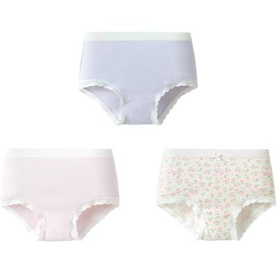 女童内裤a类儿童三角短裤三条装