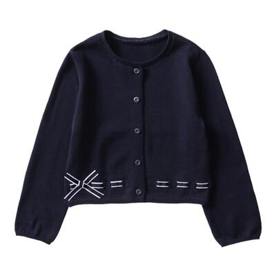 伊顿短款针织洋气风09m225校服
