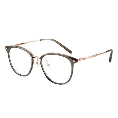 木九十新款素颜眼镜近视女大框可配度数钛合金眼镜框男MJ101FK075