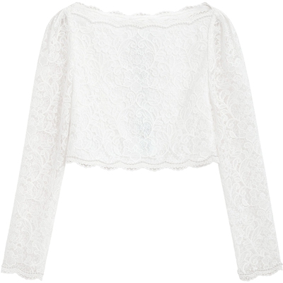 bebe2025秋冬女士含棉长袖大船领蕾丝气质梭织上衣380104