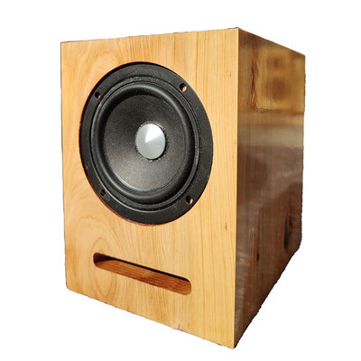 3寸迷宫实木音响空箱体书架箱