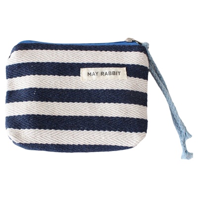 MAYRABBIT新款复古条纹零钱包