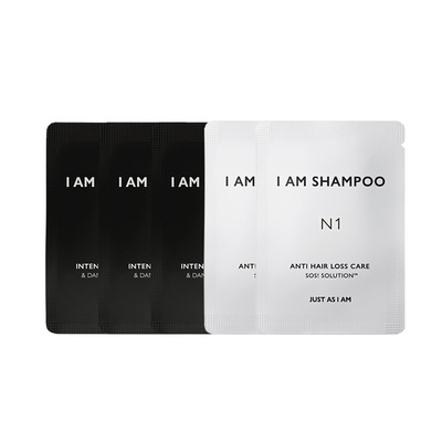 【U先试用】JUST AS I AM如我洗发水5ml*3+修复发膜3ml*3体验装