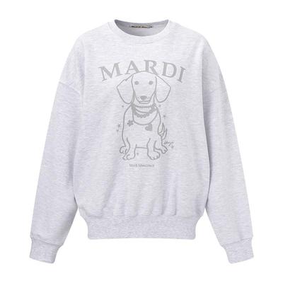 MardiMercredi正脸珍珠小狗卫衣