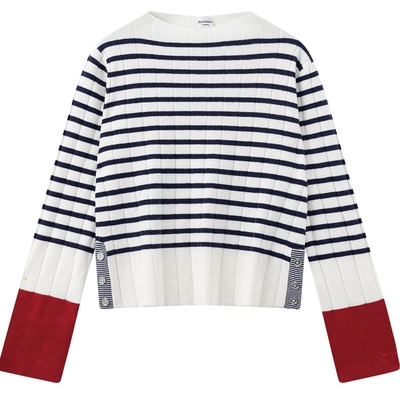 JuicyCouture橘滋撞色针织衫