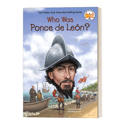 英文原版 Who Was Ponce De Leon? 谁是德莱昂 西班牙探险家 课外读物人物传记故事绘本 英文版 进口英语原版书籍