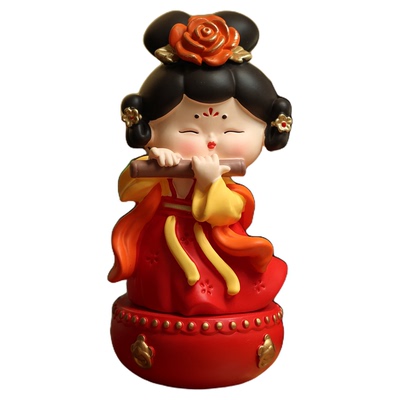 大唐不夜城不倒翁小姐姐摆件