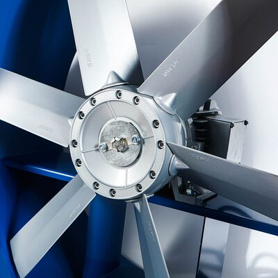 力华电机GHT系列6号壁挂式耐高温高湿轴流风机果蔬药材专用烘干机