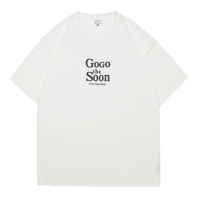 GOGOSOON夏季新款短袖T恤250g男圆领宽松潮牌防晒50+凉感青少年Q