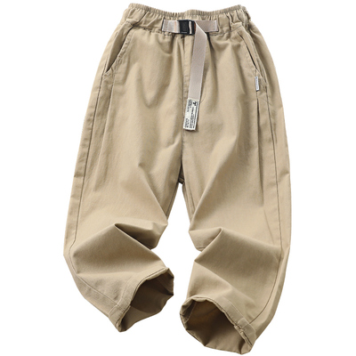 纯棉薄款儿童休闲长裤春秋款