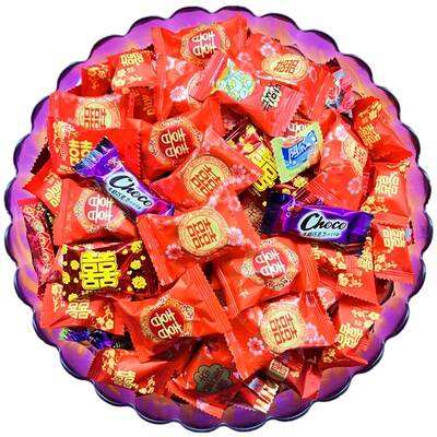 散装隆得利山东喜糖什锦糖糖果