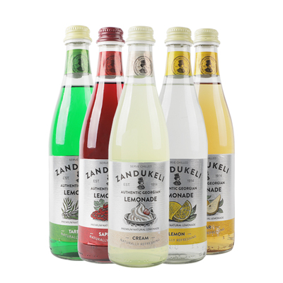 柠檬水格鲁吉亚ZANDUKELI玻璃瓶