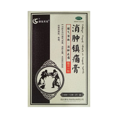 【厚生天佐】消肿镇痛膏4贴/盒