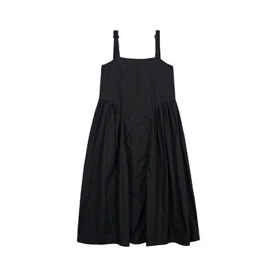 SPELLEDIT复古抽褶连衣裙