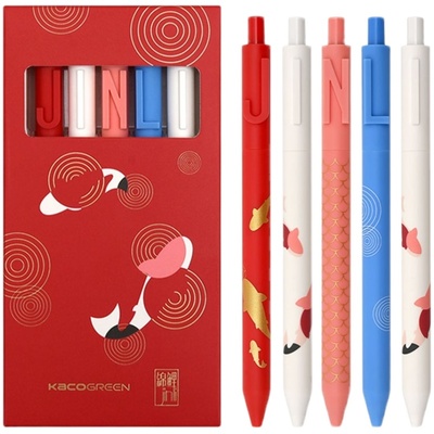 创意字母笔数字笔按动中性笔kaco