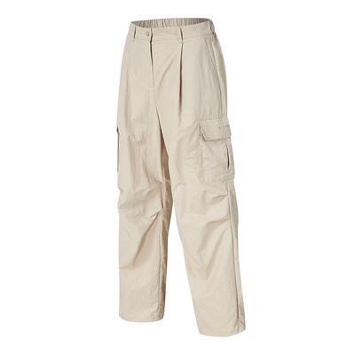 xexymix膝盖褶皱工装长裤