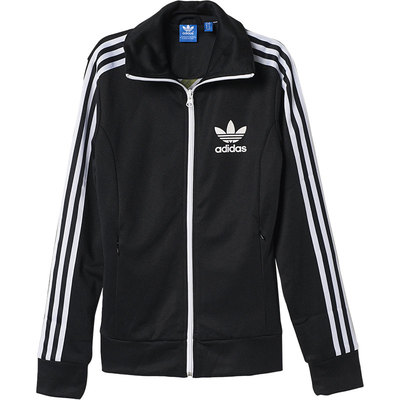 阿迪达斯三叶草立领夹克外套