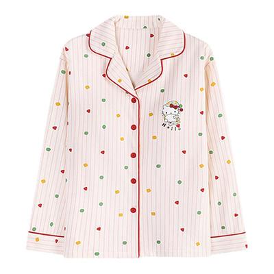 hellokitty睡衣女春秋夏季冰丝长短袖可爱丝绸2025新款夏天家居服