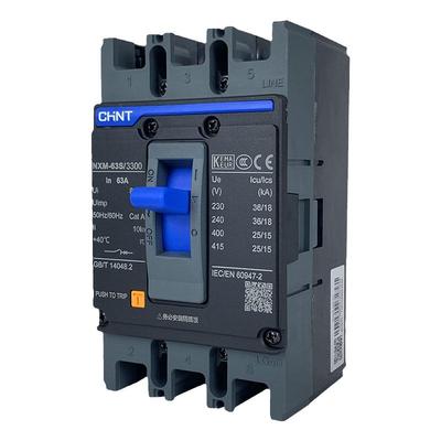 正泰三相四线塑壳断路器NXM空开