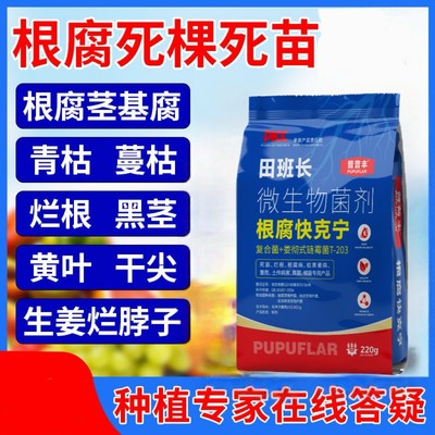 普普丰根腐快克宁 根腐，烂根 死棵 土传病害 果腐，白绢病