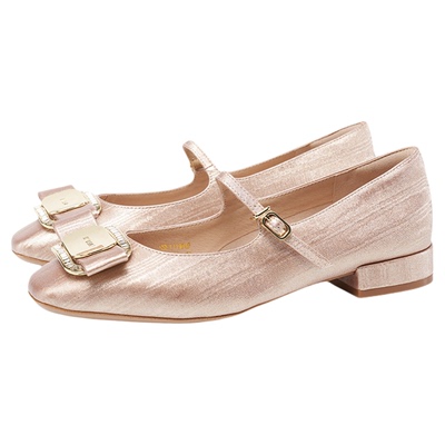 星期六玛丽珍鞋春季新款方头女鞋时尚简约百搭女单鞋SSE1111042