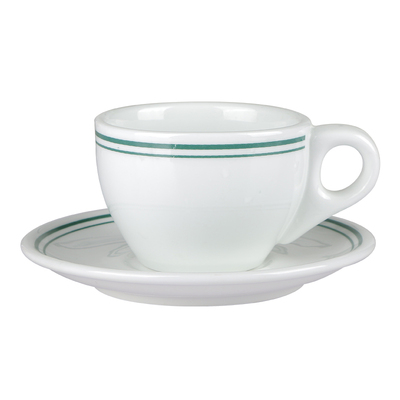 奶茶杯子logo双绿中式复古