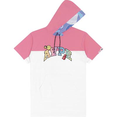 aape旗舰店女装春夏短袖连衣裙