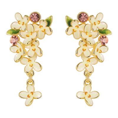 JuicyGrape原创桂花耳环耳夹