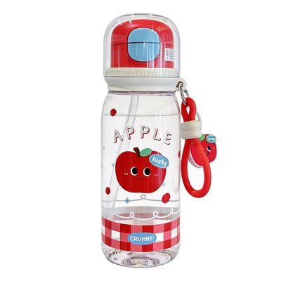 伊斯曼进口tritan可爱儿童水杯新款女孩学生上学吸管双饮便携杯子