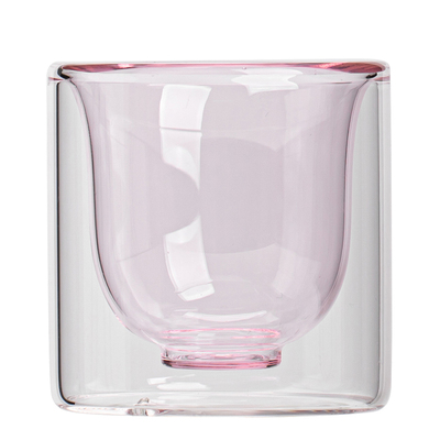 一品仟堂茶杯高硼硅双层玻璃