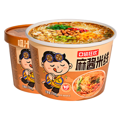 212g大桶装！麻酱米线5分钟速食