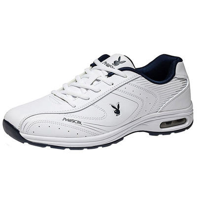 奈客保罗春季白色皮革休闲旅游鞋