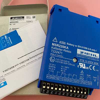 配件ZIEHL温控继电器MSR220KA (T222471)！询议价
