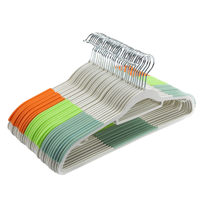 衣架家用挂衣防滑无痕轻奢高级45cm干湿两用晾晒衣服架子防肩角